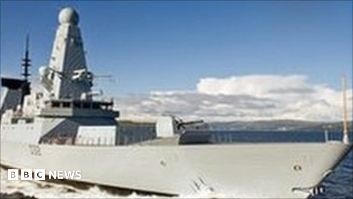 HMS Daring pays visit to Guernsey - BBC News