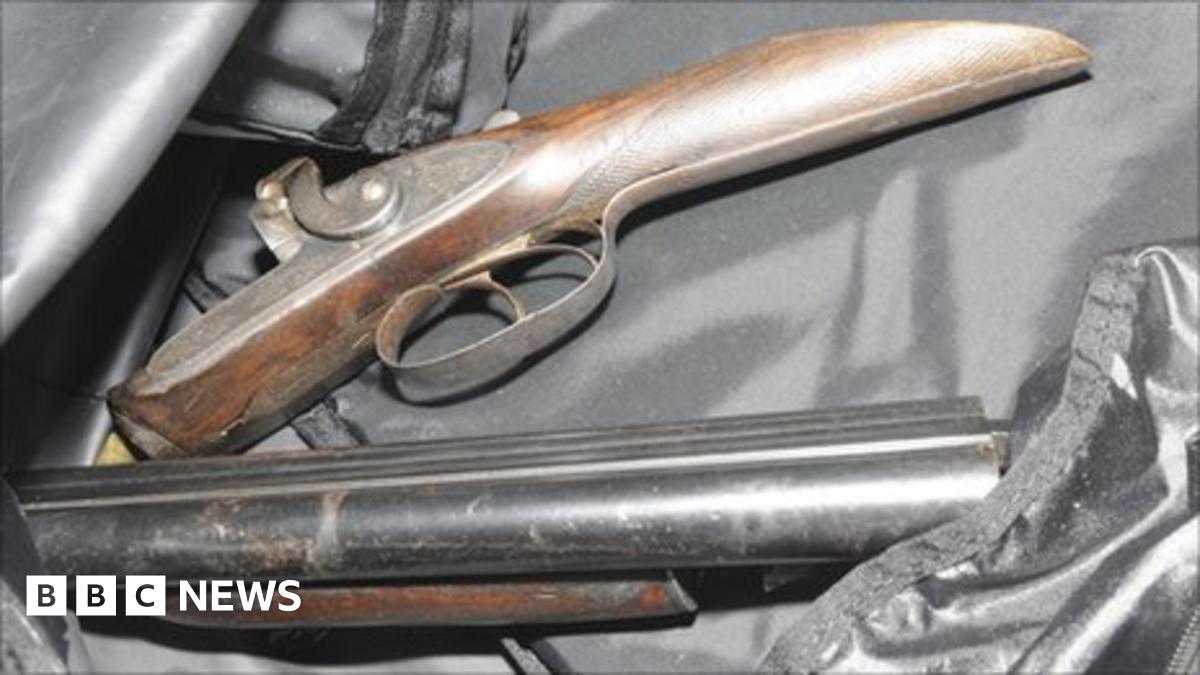 Five charged after firearms found in Greater Manchester - BBC News