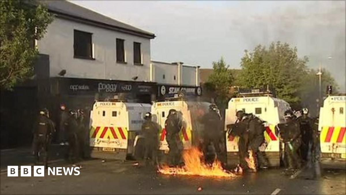 Two due in court over Belfast rioting charges - BBC News
