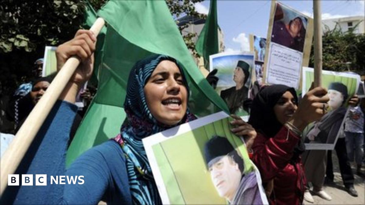 Libya conflict: Armed Gaddafi loyalists flee to Niger - BBC News
