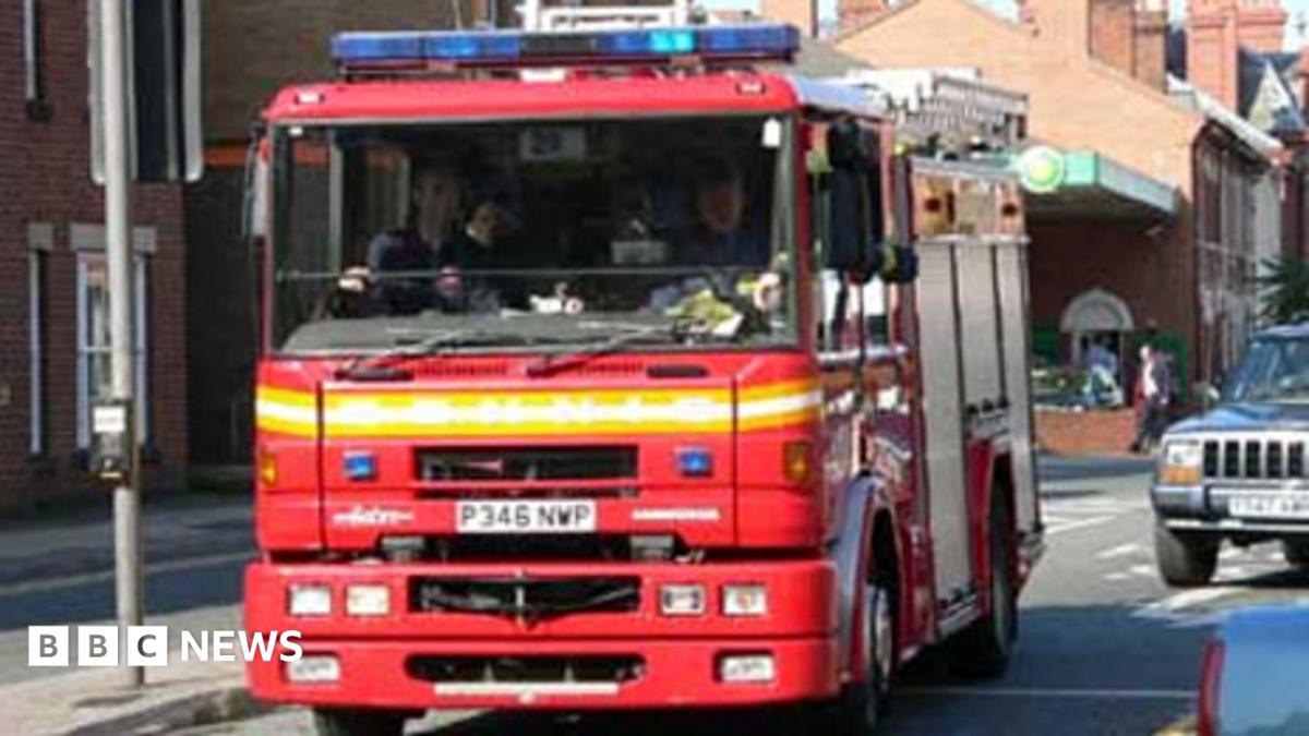 Cheswardine farm fire: Sixty pigs die - BBC News