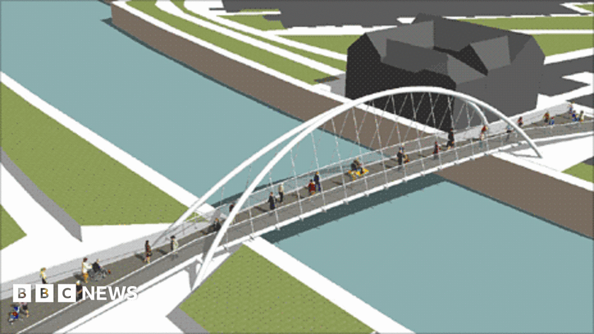 New Boston footbridge design selected - BBC News