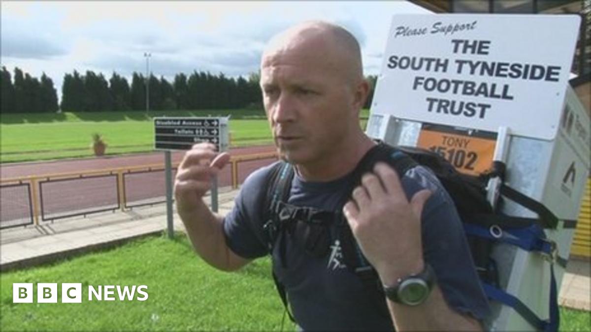 Great North Run: Tony Morrison to run carrying a fridge - BBC News