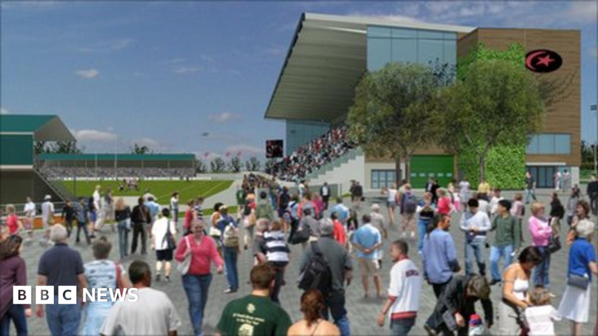 Saracens plan for Copthall stadium revamp approved - BBC News
