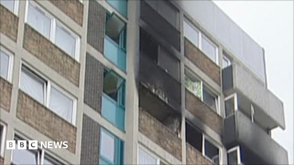 Norwich Markham Tower fire residents given accommodation - BBC News