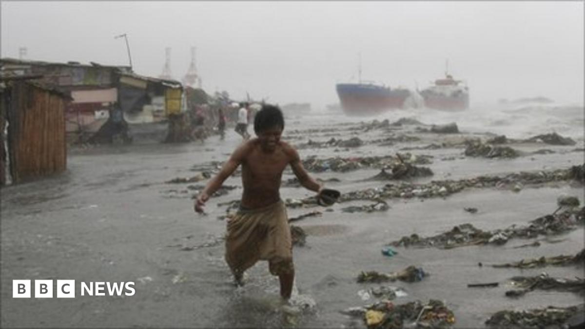 Philippines typhoon Nesat: Your stories - BBC News