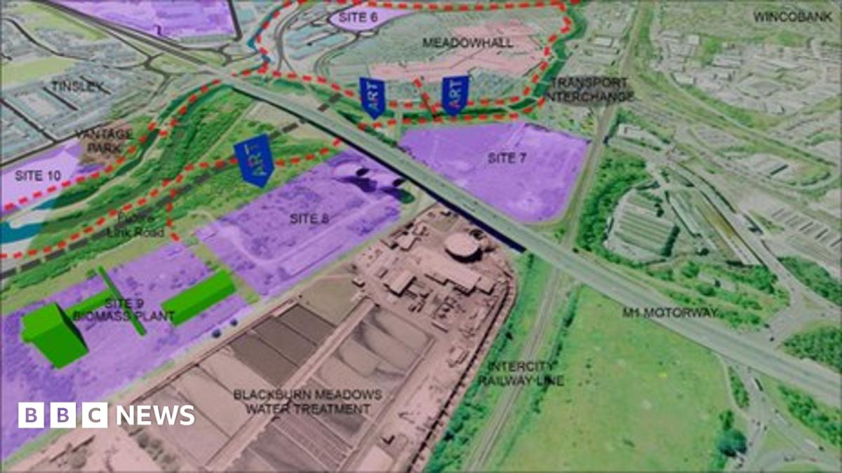 Don Valley: Million pound artwork and power plans - BBC News