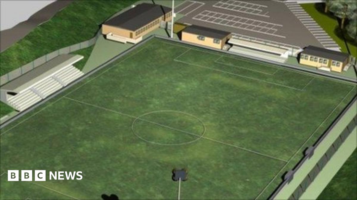 Work begins on Maidstone United's football stadium - BBC News