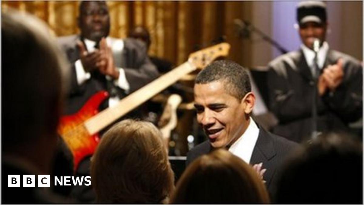 Playing the White House: Entertaining with the US president - BBC News