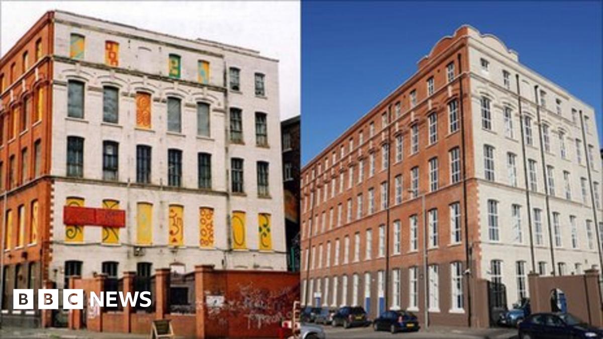 Conway Mill in west Belfast wins regeneration award - BBC News