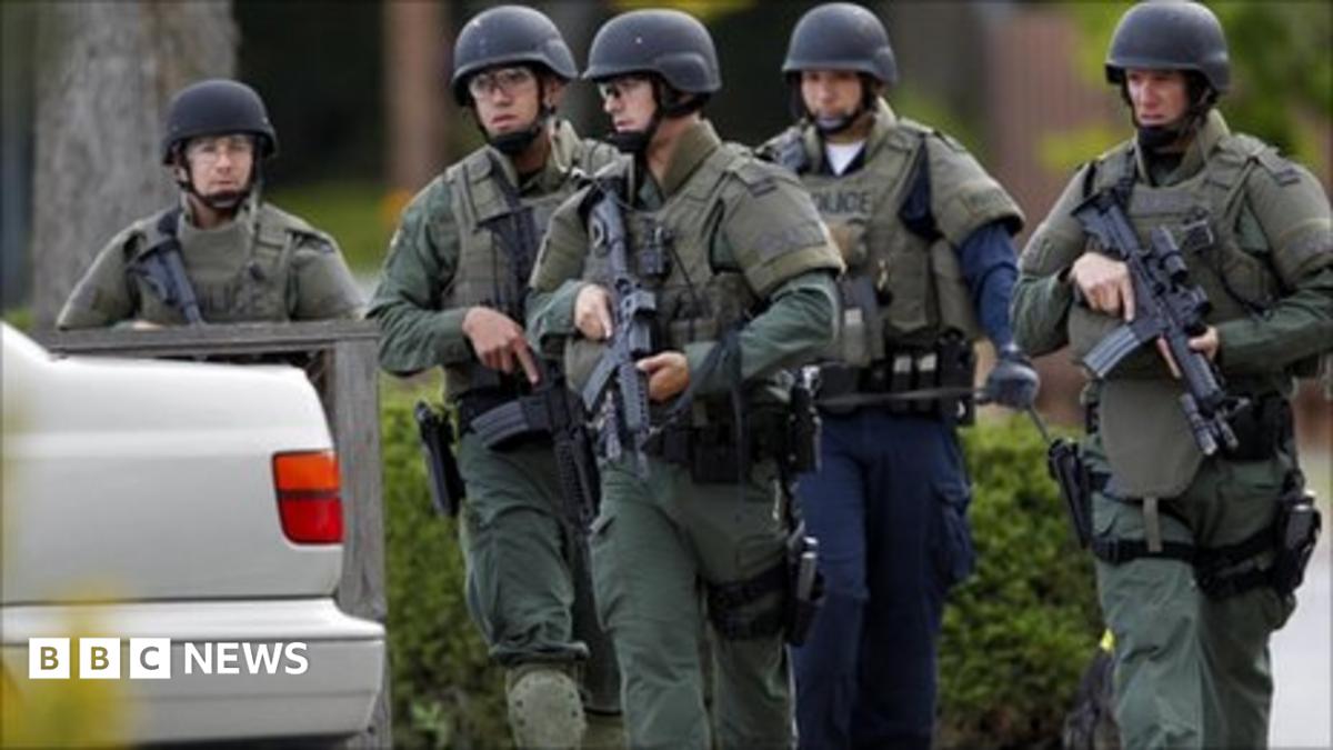 Police kill 'California quarry shooter' Shareef Allman - BBC News