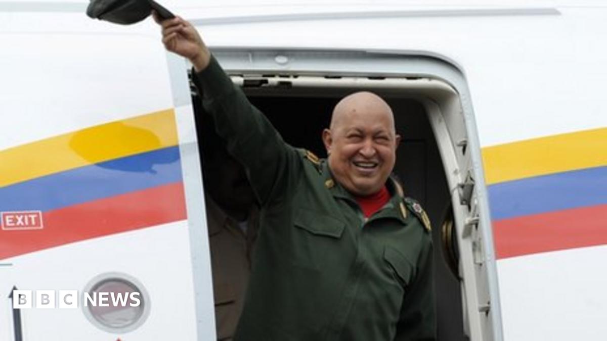 Venezuela's Hugo Chavez says he is free of cancer - BBC News