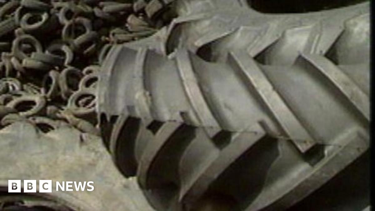 Up to 5,000 tyres found in Menai Bridge illegal dump - BBC News