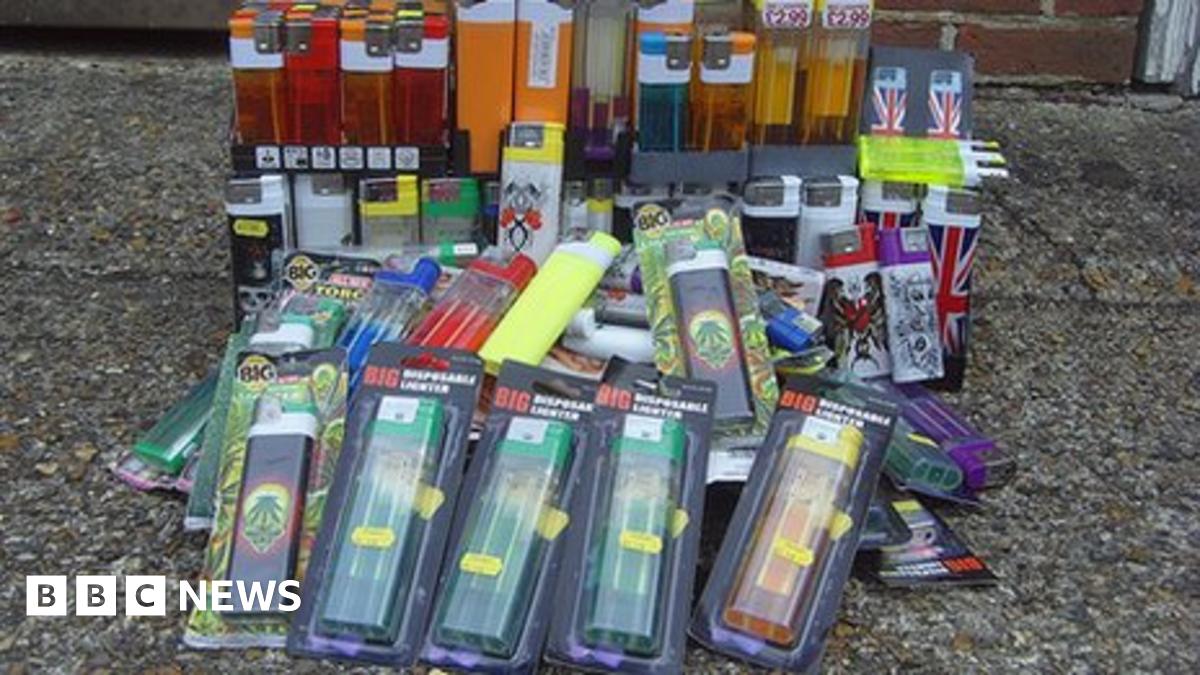 Lighters seized in Surrey over 'fireball' fears - BBC News