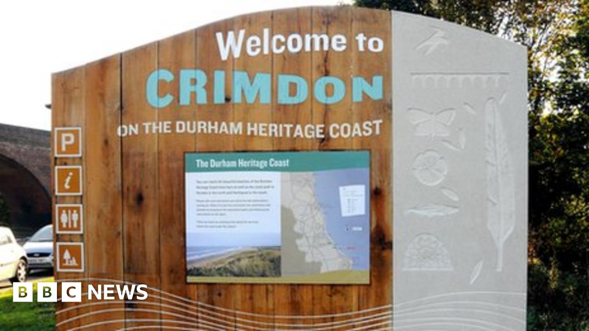 Durham Heritage Coast signs welcome visitors - BBC News