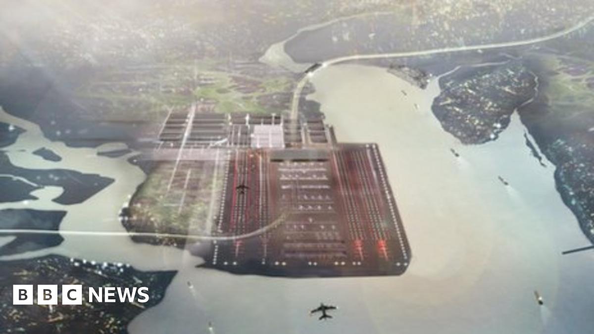 Thames Estuary airport plans to be examined - BBC News