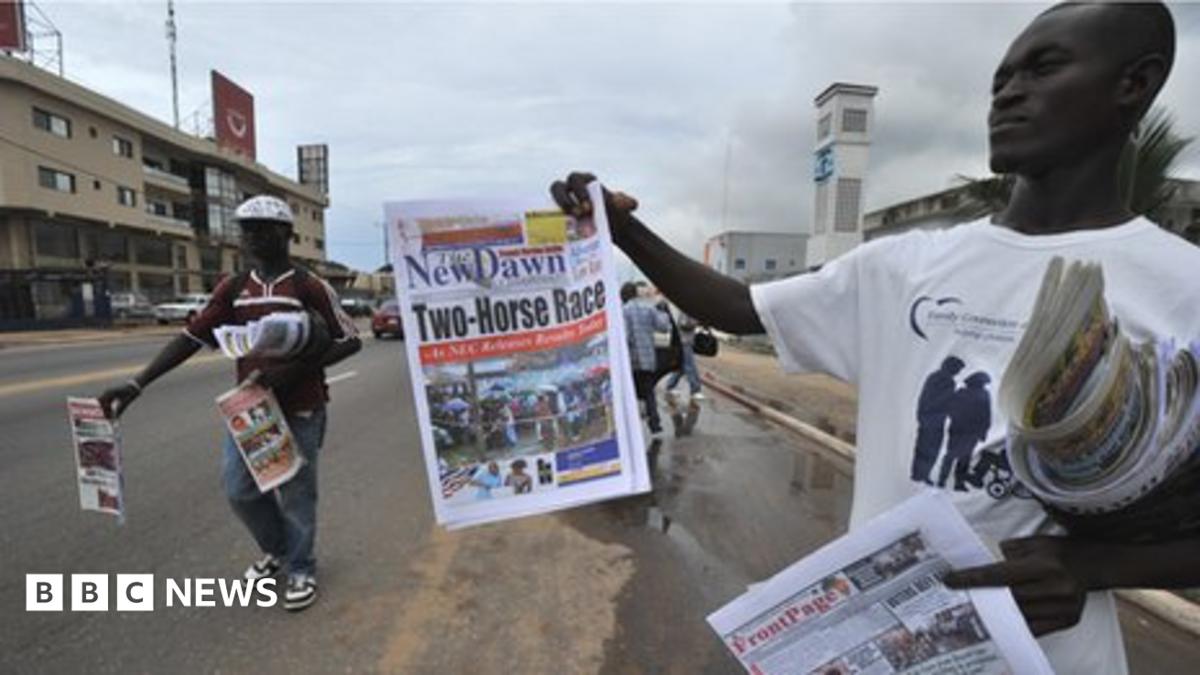 Liberia's heated election and fears of media crackdown - BBC News