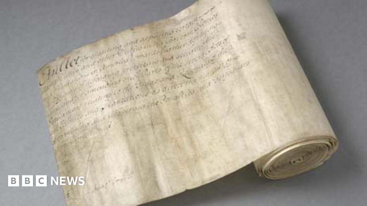 Riot-inciting Stamp Act on show in US - BBC News