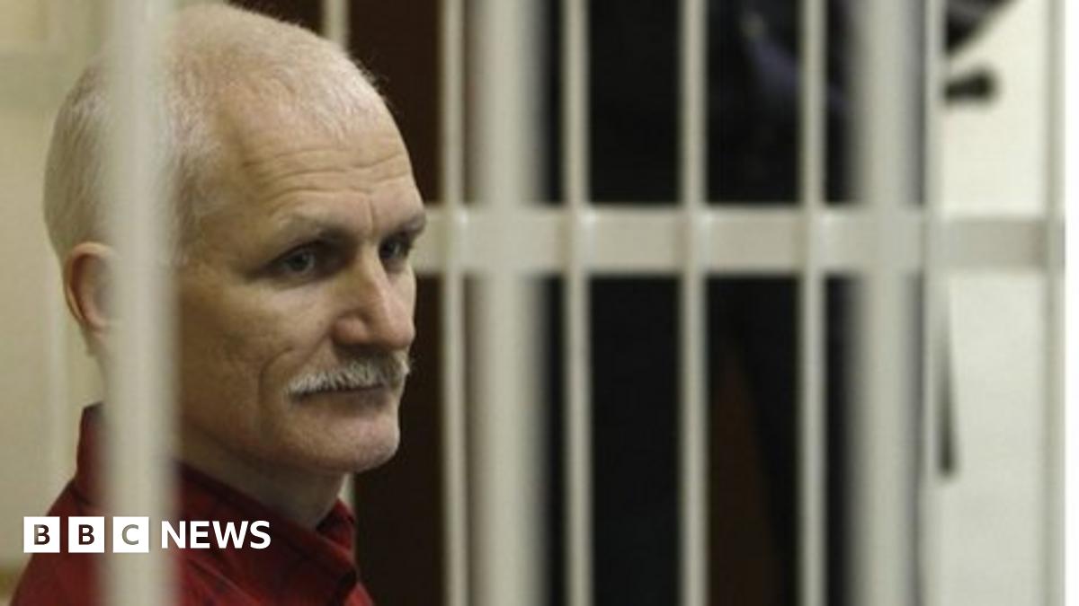 Belarus activist Belyatski gets early release from jail - BBC News