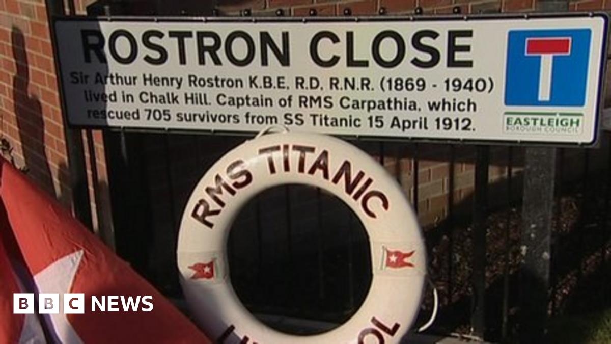 Street named after Carpathia's Captain Arthur H Rostron - BBC News