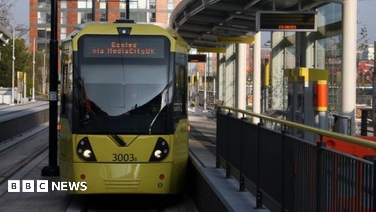 Manchester tram stop car crash victim named - BBC News