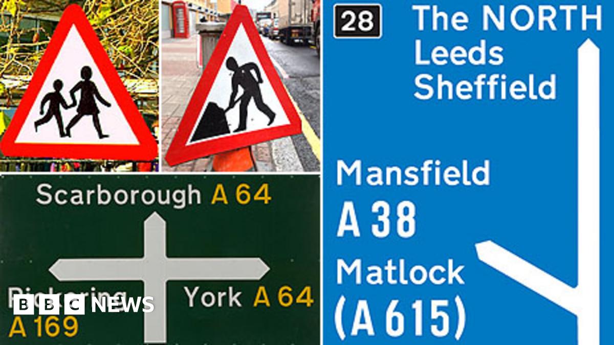 The road sign as design classic - BBC News
