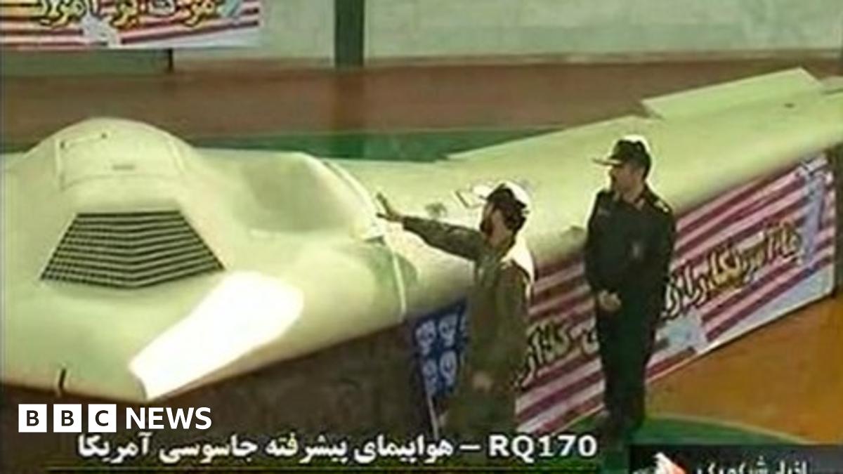 Iran shows film of captured US drone - BBC News