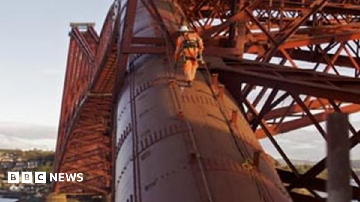 Forth Bridge painting completed - BBC News