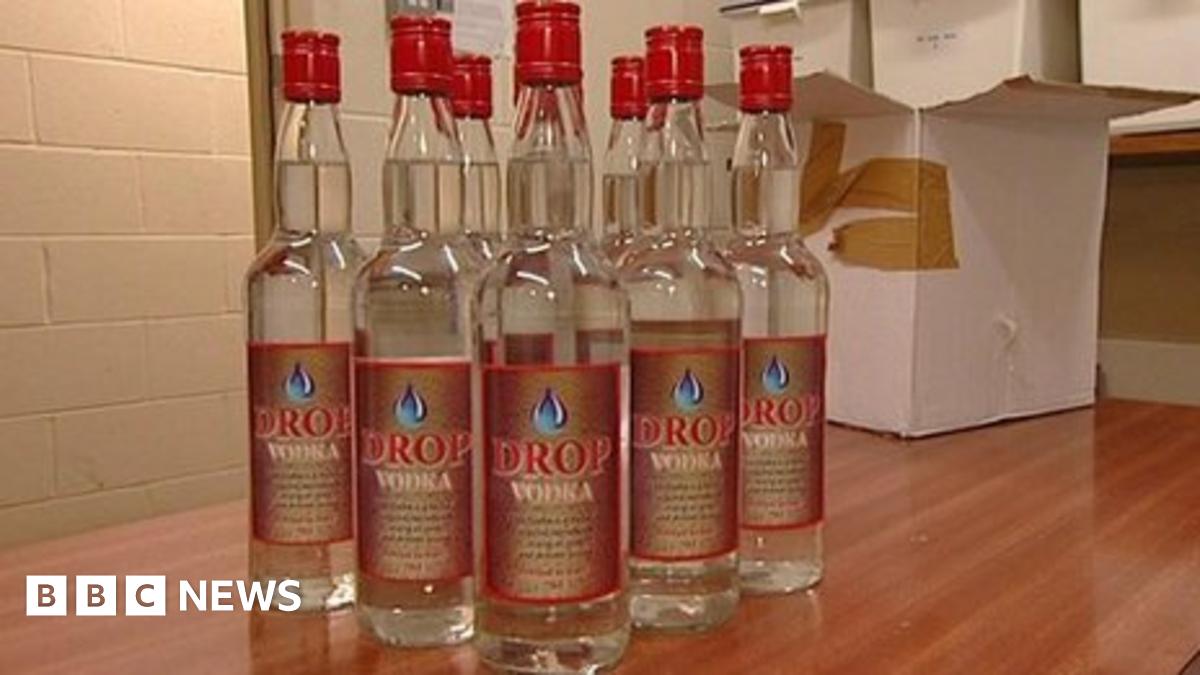 Bottles of fake vodka and wine seized - BBC News
