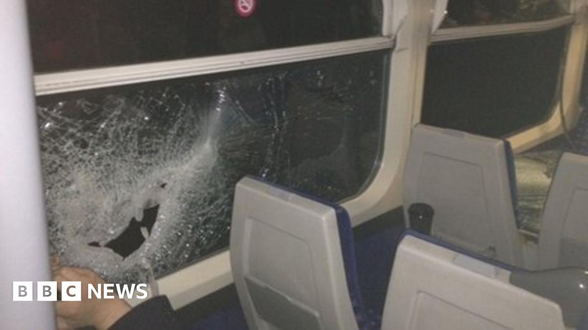 Cambridgeshire storms: Two hurt by smashed train window - BBC News