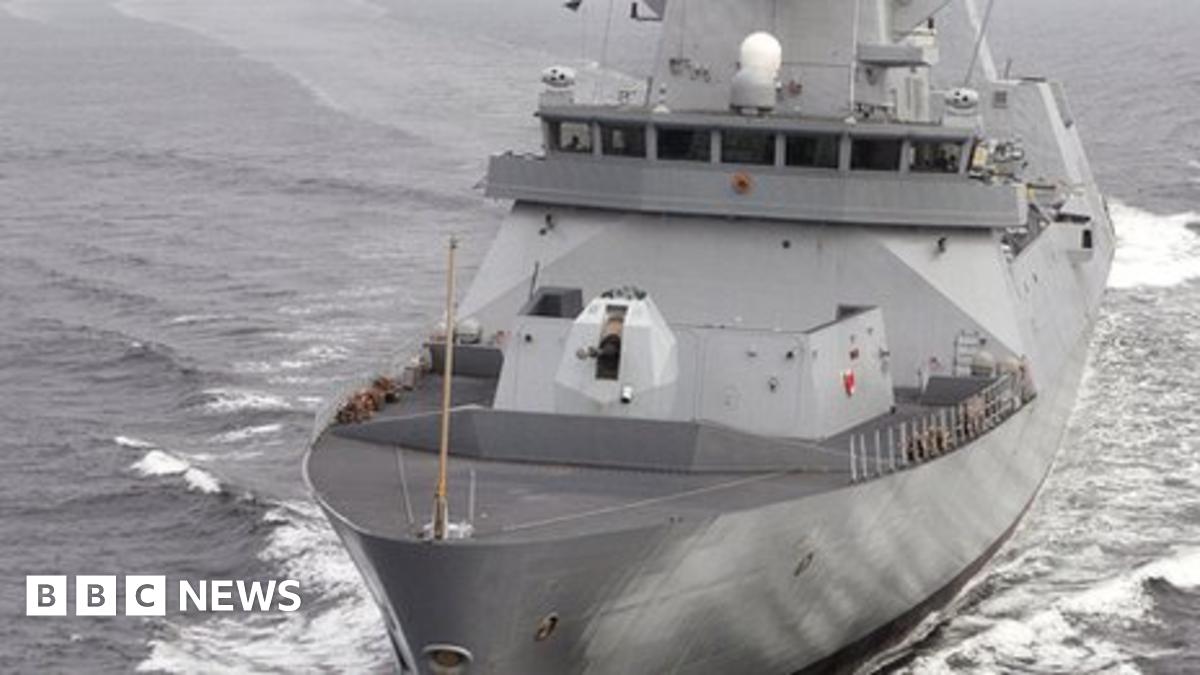 HMS Daring embarks on maiden deployment to Middle East - BBC News