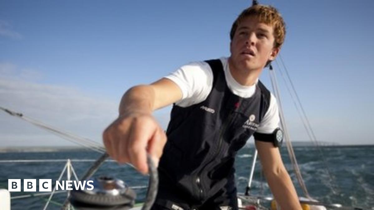 Cornish-based sailor Sam Goodchild breaks world record - BBC News