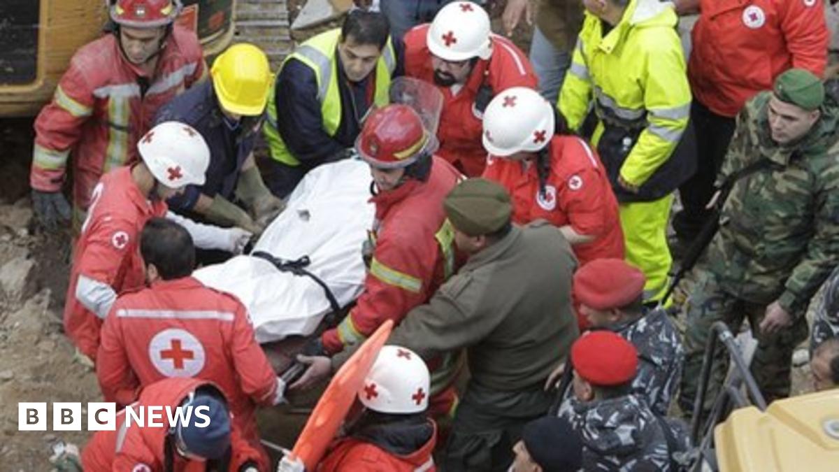 Fatal building collapse in Beirut - BBC News