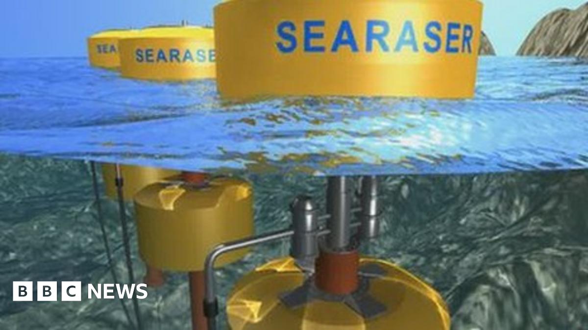 Plans for sea energy device Searaser - BBC News