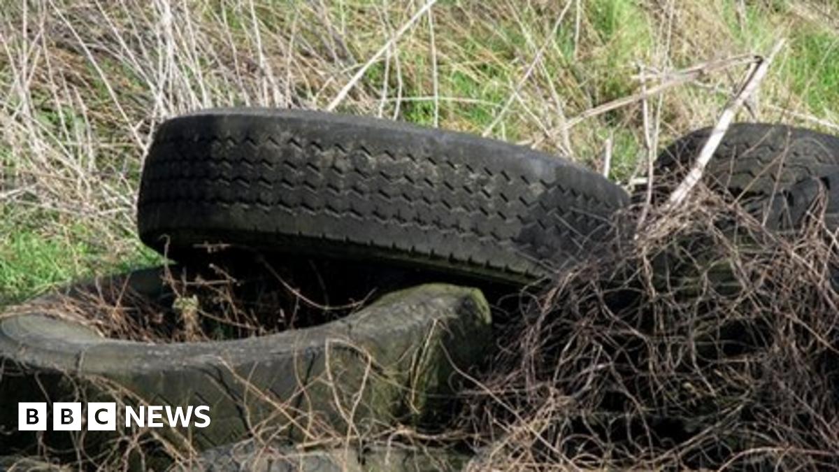 North Sea Camp prisoners clear 65 tonnes of fly-tipped rubbish - BBC News