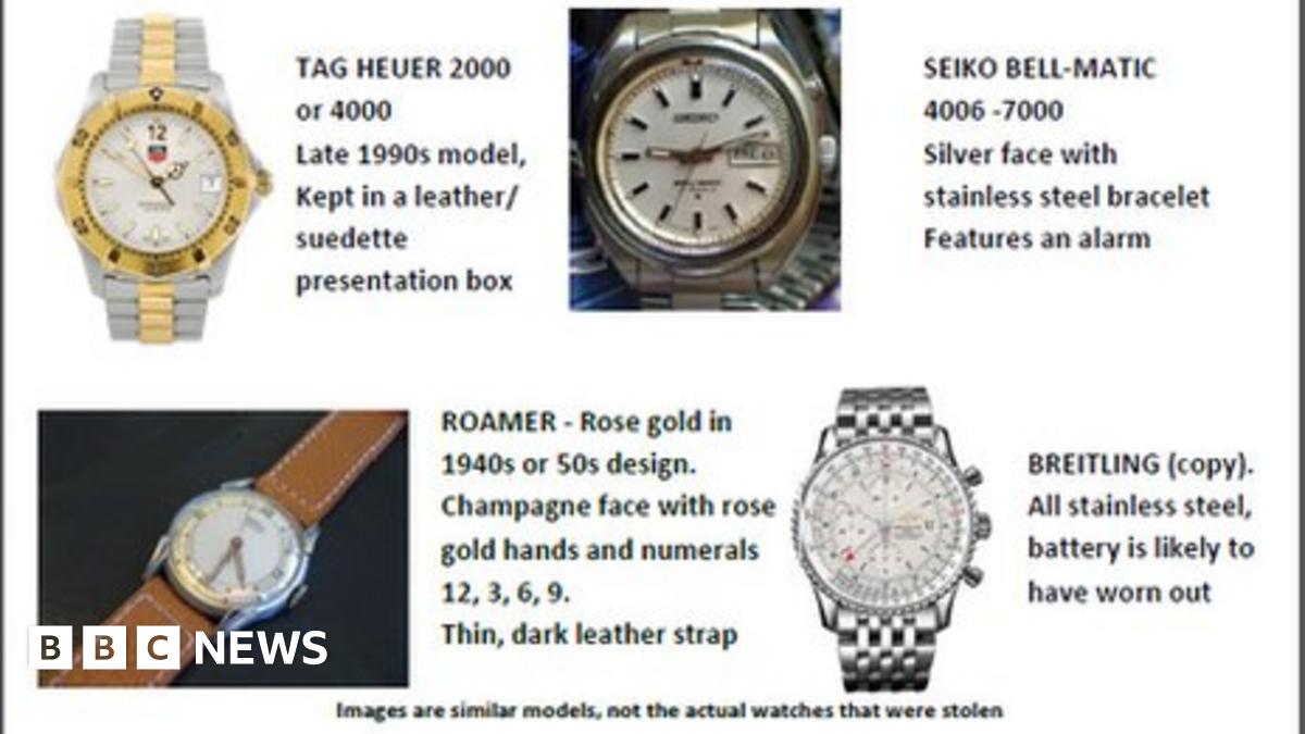 Chittering murder probe: Police seek stolen watches - BBC News