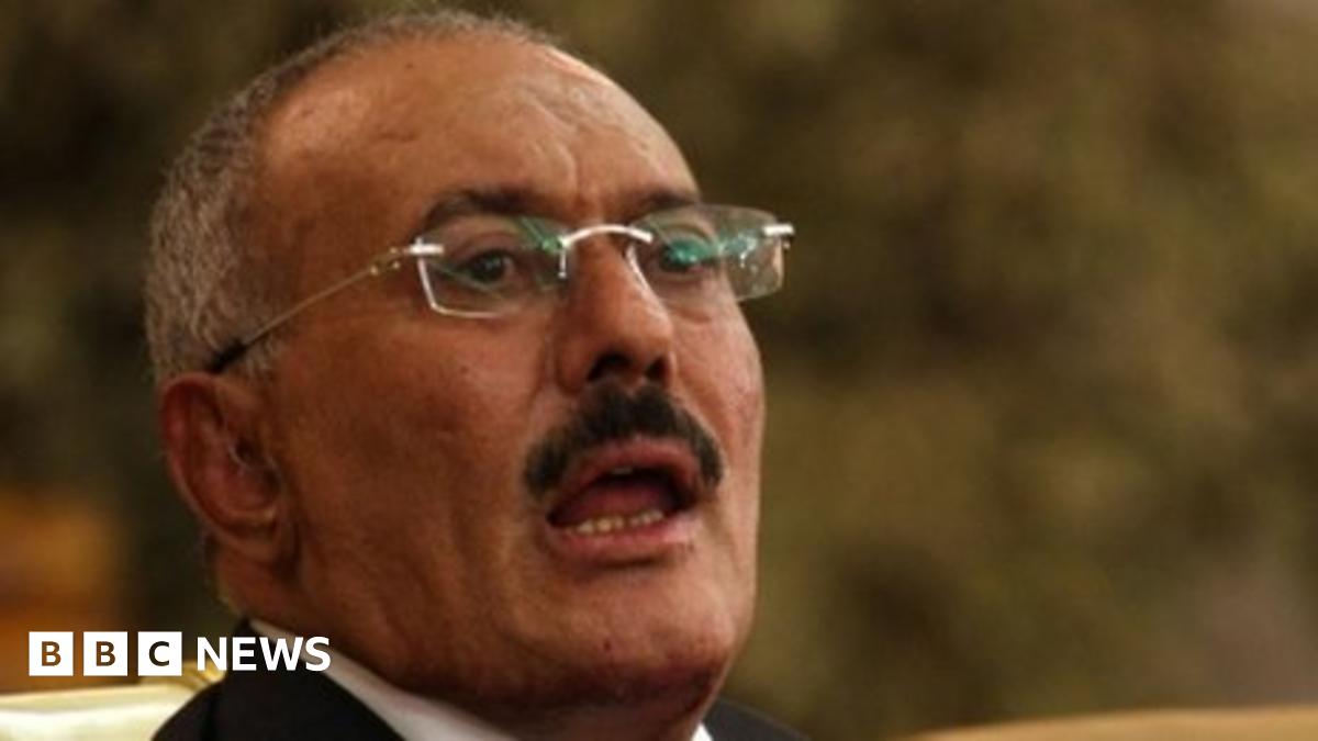 Yemen's President Saleh arrives in US for treatment - BBC News