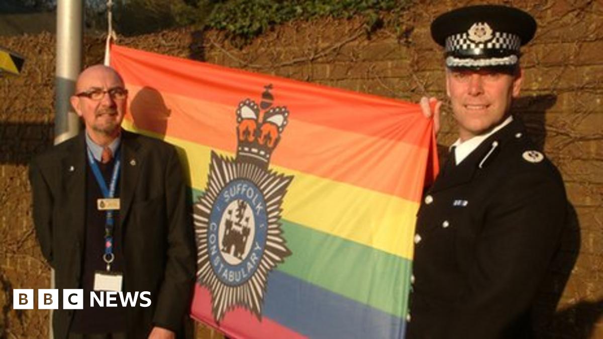 Suffolk Police Flies Rainbow Flag For Equality Bbc News
