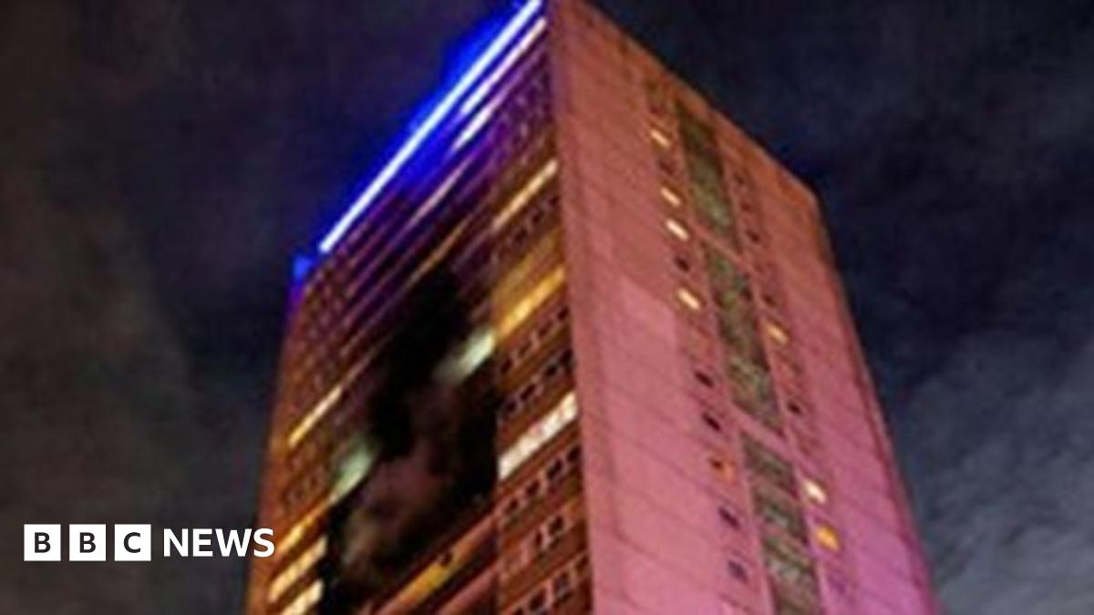 Teenagers charged over fire at Maryhill flats - BBC News