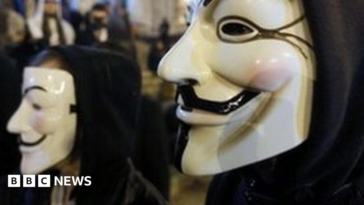 Hackers vow new 'Anonymous' attacks on Kremlin groups - BBC News