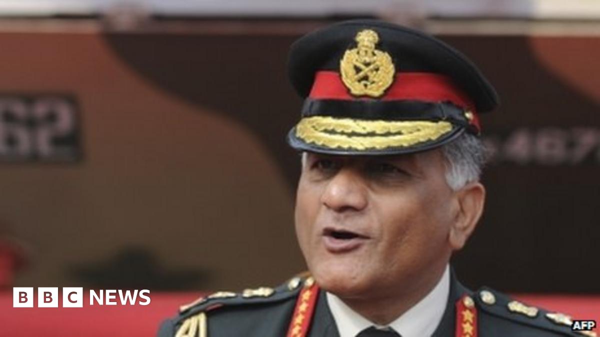 India army chief drops court case on retirement age - BBC News
