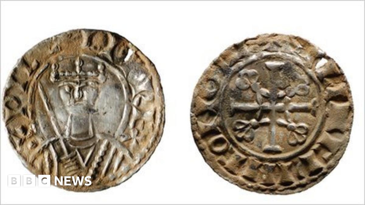 'Unique' 11th Century coin discovered near Gloucester - BBC News