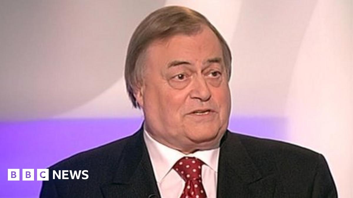 Labour leader describes Prescott as 'unstoppable force' - BBC News