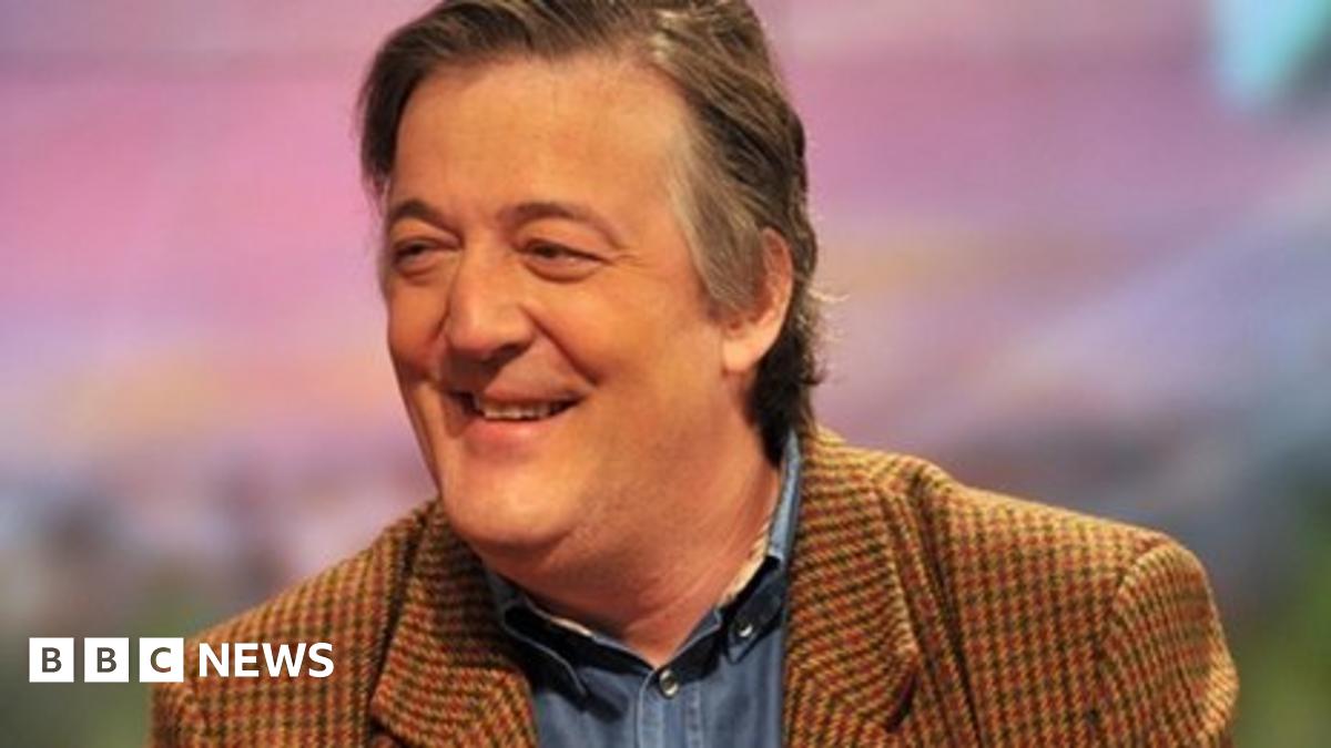 Stephen Fry tweets support for Surrey library action group - BBC News