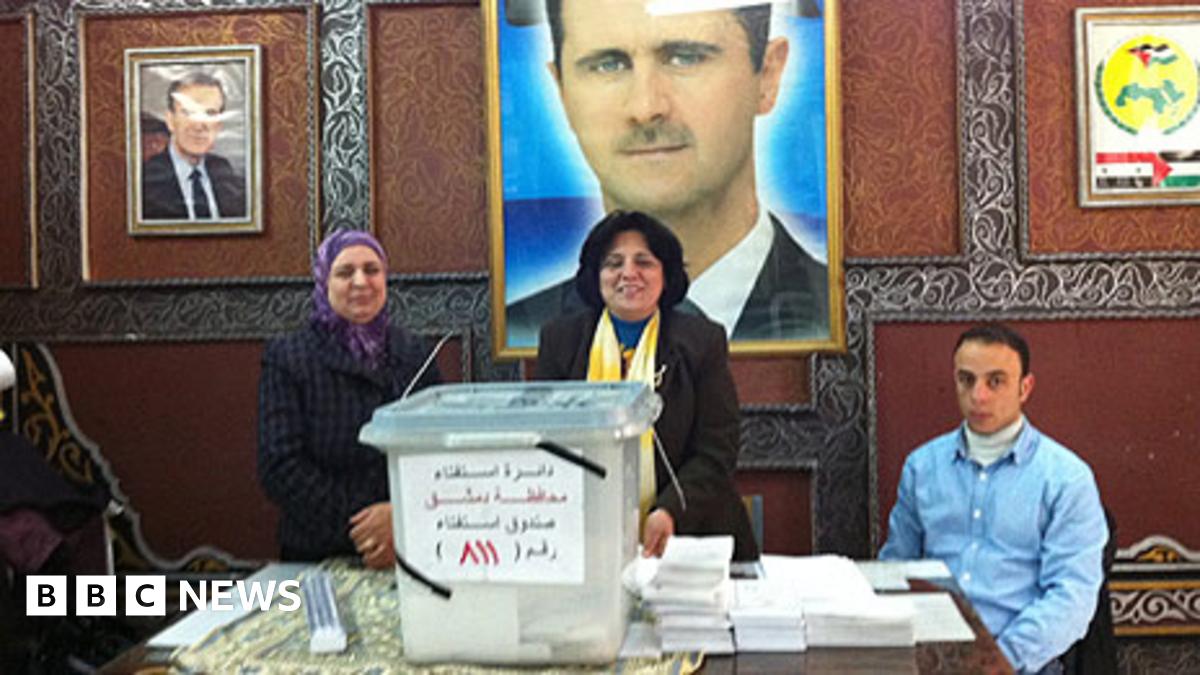 Syria votes on new constitution referendum amid unrest - BBC News