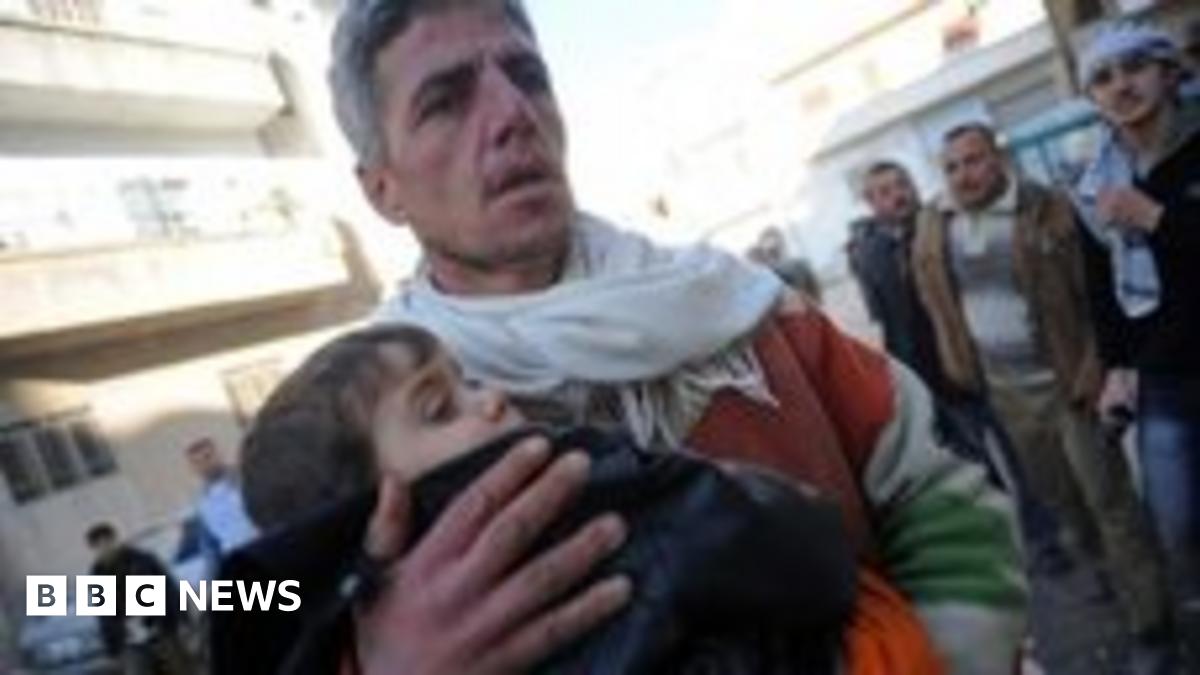 Syria army shells Homs and northern towns in Idlib - BBC News