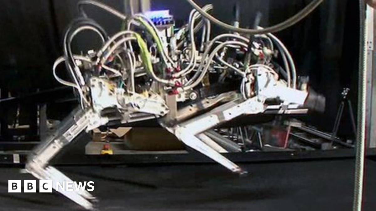 Robotic cheetah 'breaks speed record for legged robots' - BBC News