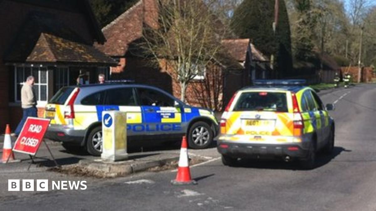 Fire at Cholderton House in Wiltshire tackled - BBC News