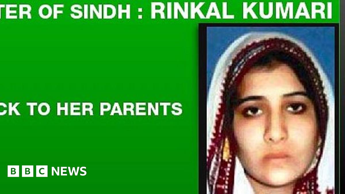 Pakistan Hindu woman Rinkle Kumari 'forced to marry' - BBC News
