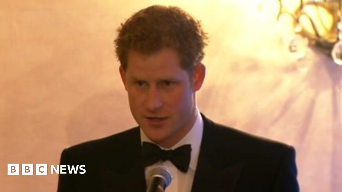 Prince Harry pays tribute to the Queen in Jamaica - BBC News